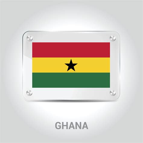 Ghana Flag Design Vector 13370547 Vector Art At Vecteezy