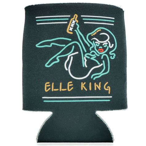 Elle King Neon Sign Logo Can Cooler Elle King Merch Store