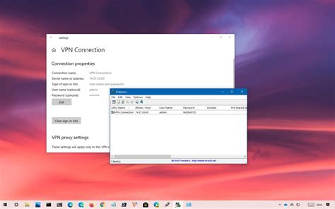 How To Retrieve Saved Vpn Password On Windows 10 Pureinfotech