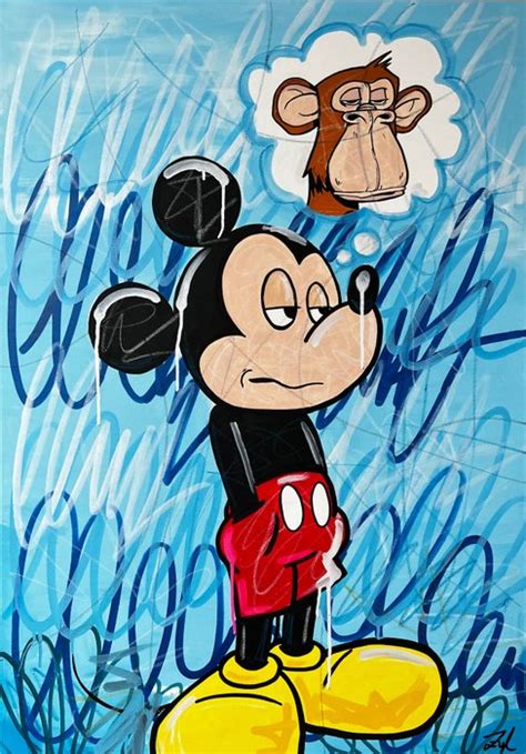 Gunnar Zyl Bored Mickey Mickey Mouse Vs Bored Ape Yacht Club Barnebys