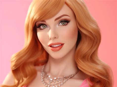 Premium Photo Brunette Barbie Model