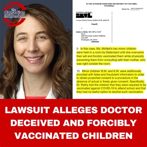 The Canadian Independent Look A Lawsuit Alleges Dr Janine A Rethy