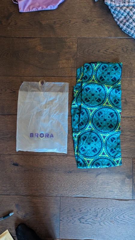Brora Blue Pattern Scarf Vinted