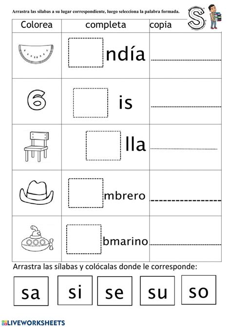 La Consonante S S Tomi Digital Cuaderno De Lectoescritura