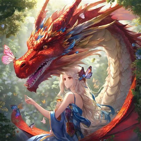 A Girl And Her Dragon By Skyewolfex On Deviantart