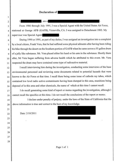 Foia Osi Investigation Cbrn Contamination At George Afb