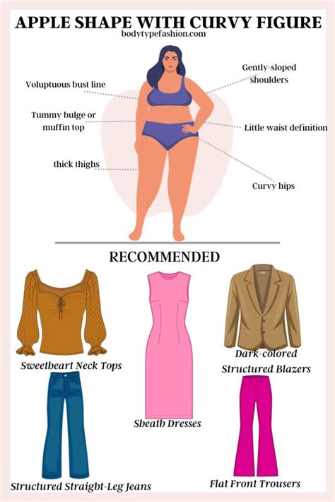 How To Dress Apple Shape With A Curvy Figure Fashion For Your Body Type