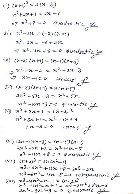 Quadratic Equation Exercise 41