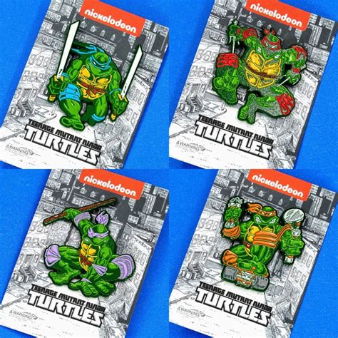 Tmnt Teenage Mutant Ninja Turtles Mirage Comics Era Enamel Pin Figure
