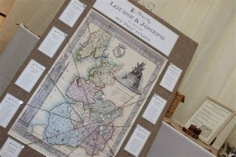 Map Table Plan With Hessianburlap Border