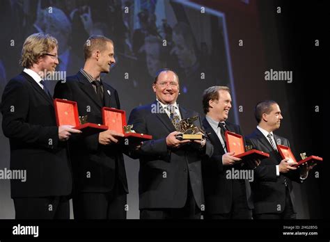 L R Andrew Stanton Pete Docter John Lasseter Brad Bird Lee