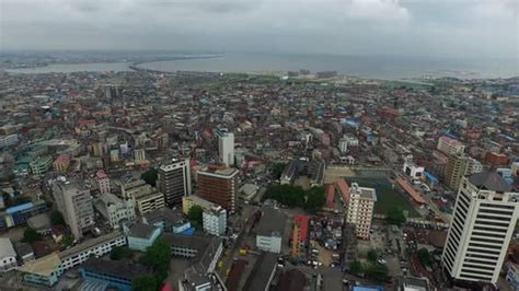 Shot Of Lagos Bridge Lagos Nigeria Buildings Stock Footage Ft Lagos