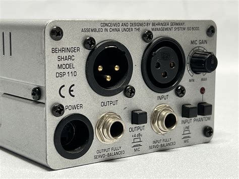 Shark Dsp110 Behringer Shark Dsp110 Audiofanzine