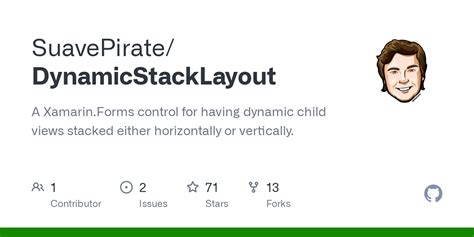 github suavepirate dynamicstacklayout a xamarin forms control for
