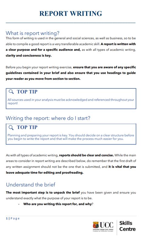 Academic Report Example Free Report Examples