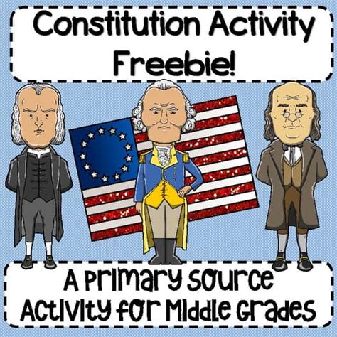 Free Constitution Reading Passage And Primary Source Worksheet Activity