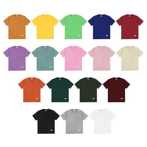 Jual Lookback Kaos Basic Polos Baju Polos Kaos Basic Plain Tshirt