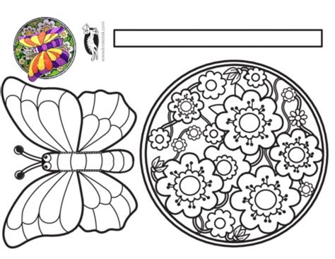 미술활동 꽃리스 컬러링 도안 봄 꽃 컬러링 색칠공부 Paper Flowers Craft Spring Crafts Kindergarten Crafts