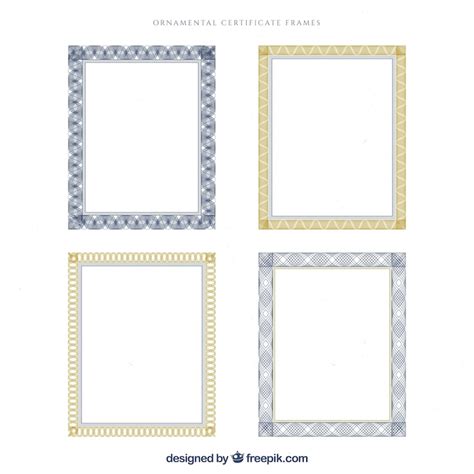 Certificate Frame Png Images Free Download On Freepik