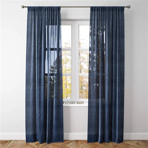 Decoration Belgian Flax Linen Sheer D 3d Model 3dsky Decor Helper