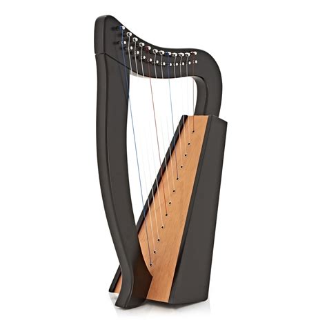 12 String Harp By Gear4music Black Nearly New At Gear4music