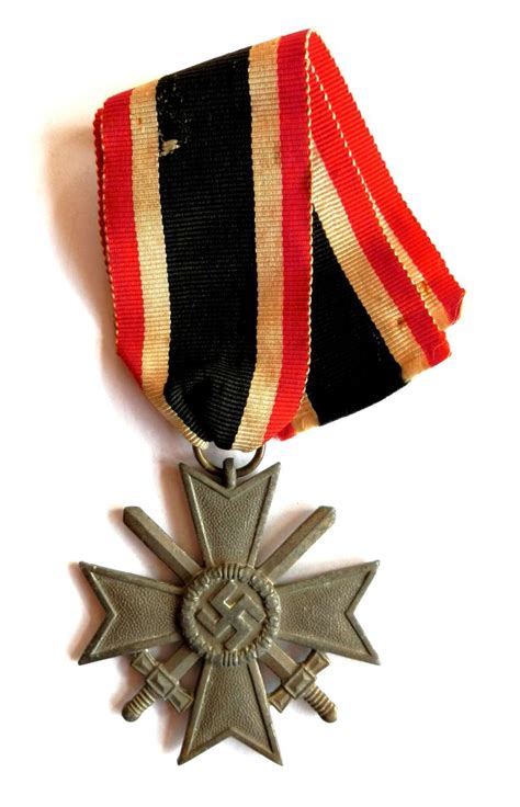 War Merit Cross 2nd Class With Swords Late Zinc Issue