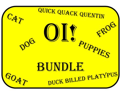Oi Bundle Teaching Resources