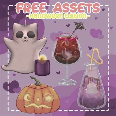 Free Halloween Vtuber Assets By Softy