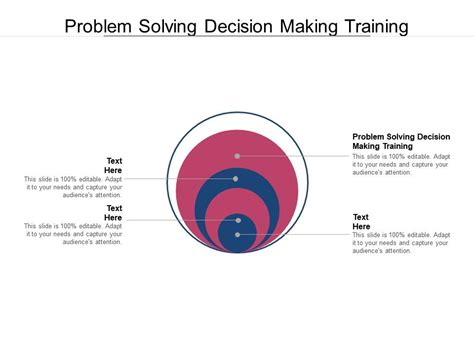 problem solving decision making training ppt powerpoint presentation