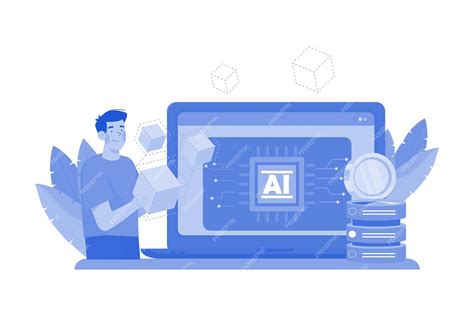 Premium Vector Machine Learning Analyzes Big Data For Insights