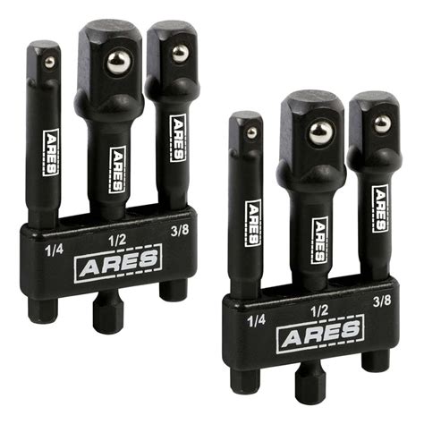 Ares 22048 2 Pack 3 Inch Impact Grade Socket Adapter Set — Ares Tool