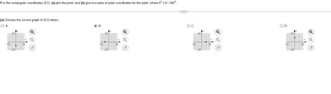solved for the rectangular coordinates 6 0 a ﻿plot the