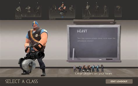 Anyone Else Think The Character Select Screen Should Be Like This With The Loadout R Tf2