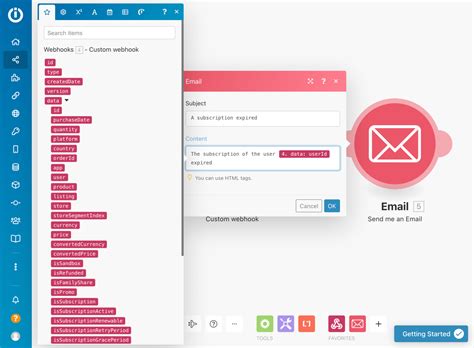 trigger actions from webhooks with no code iaphub
