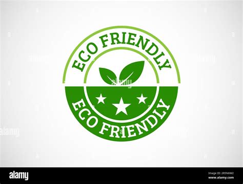 Eco Friendly Icon Eco Friendly And Organic Labels Sign Healthy