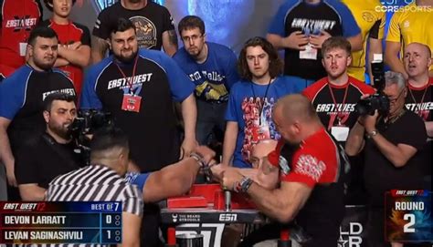 2024 Devon Larratt Vs Levan Saginashvili Arm Wrestling Rematch Results Fitness Volt
