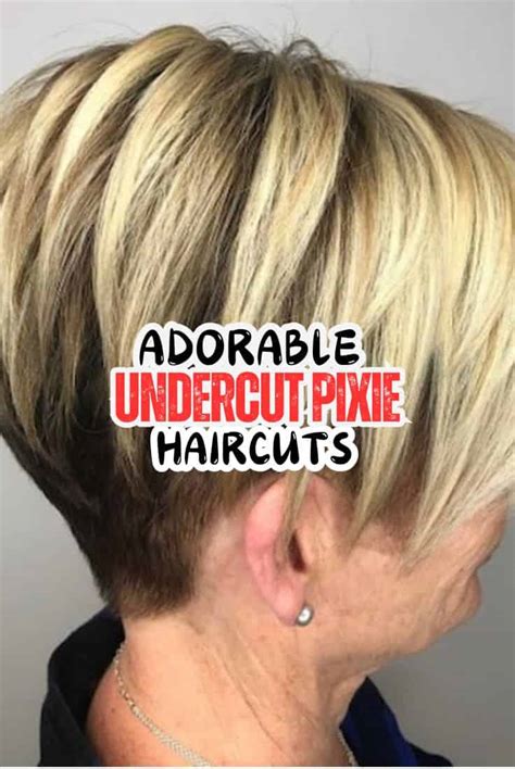 15 Youthful Undercut Pixie Haircuts For Over 50