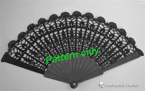 Ankh Crochet Hand Fan Pattern Hand Fan Crochet Pattern Pdf Pattern Fan Pattern Crochet Lace Fan