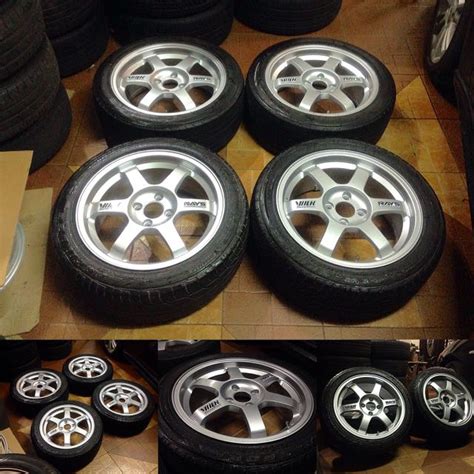 Te37 Silver 16 Pcd100 Auto Accessories On Carousell