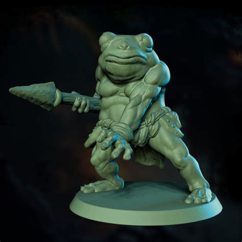 3d Printable Bullywug By Monsturr