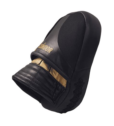 Manopla Pequeña Semi Negro Dorado Condor Sports