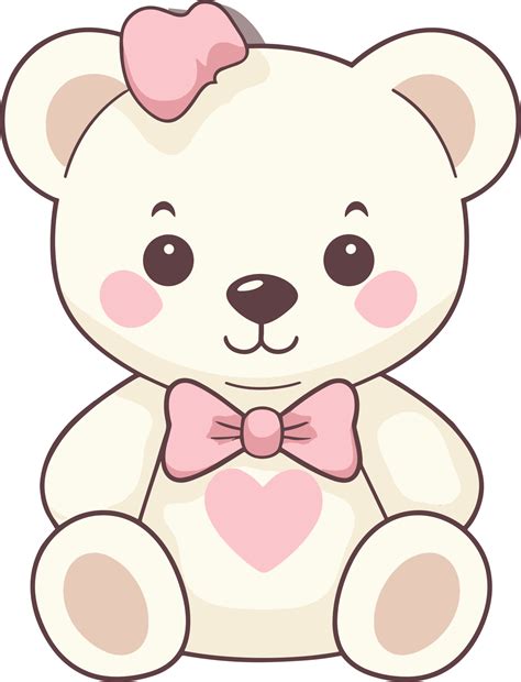 Pink Bow Teddy Bear 38115717 Png