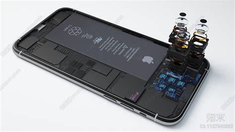 手机内部结构3d模型下载【id 1137345893】 知末3d模型网