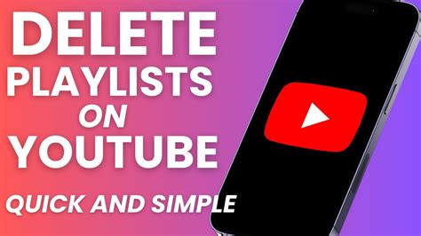 🎥📝how To Delete Youtube Playlists Quick And Simple📝🎥 Youtube