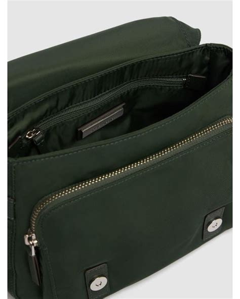 Tory Burch Small Virginia Nylon Messenger Bag In Green Lyst