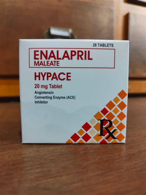 Enalapril Maleate Hypace 20mg Tablet Meds For All