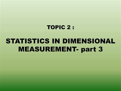 Topic 2 Error And Uncertainty Part 3 Pdf