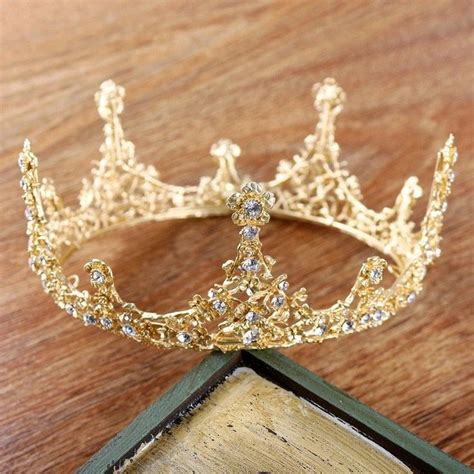 Pin By Wings On Princess Stuff Gold Bridal Crowns Rhinestone Wedding Bridal Tiara