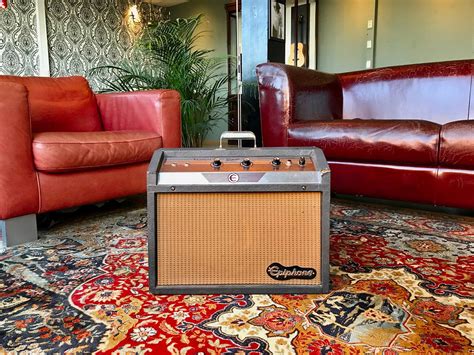 Sold 1964 Epiphone Pacemaker Ea 50t 10 12watt Tremolo Bees In A Jar
