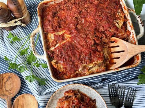 Lazy Stuffed Cabbage Casserole Recipe Ddecoraty